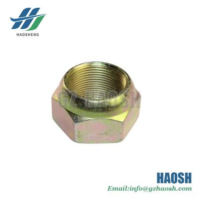 China Isuzu 700P 4HG1 FVR34 Rear Axle Wheel Nut RH 8-97359809-1 8973598091 Yellow for sale