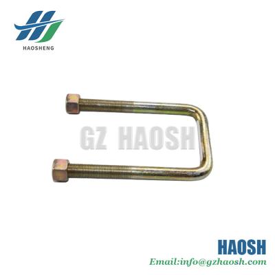 China ISUZU NKR Spring U Bolt 1-55555327-0 1555553270 Heavy Duty Truck Suspension 12mm for sale
