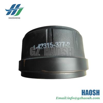 China Rear Brake Drum 1-42315377-2 1-42315377-0 for Isuzu CXZ CYZ Standard Size for sale