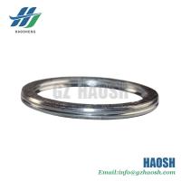 China Isuzu NHR NKR Pipe to Manifold Gasket 8-97180750-1 0.05kg Graphite Steel Exhaust Seal for sale