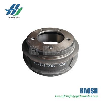China Isuzu NPR Brake Drum 5 Holes 8943856501 8-94385650-1 for 4BE1 4JH1 for sale