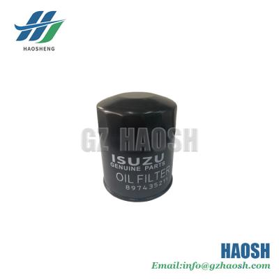 China Oil Filter Element 897435211 8-97435211 Replacement for Isuzu Dmax 4JJ1 Engine for sale
