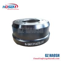 China ISUZU NQR Bus Rear Brake Drum 8-98171473-1 Cast Iron 16.1kg OEM Standard for sale