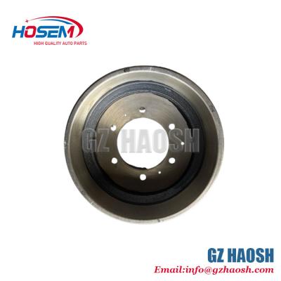 China ISUZU NKR55 100P Brake Drum Rear 6 Holes 9.8kg Cast Iron 8-94455285-1 for sale