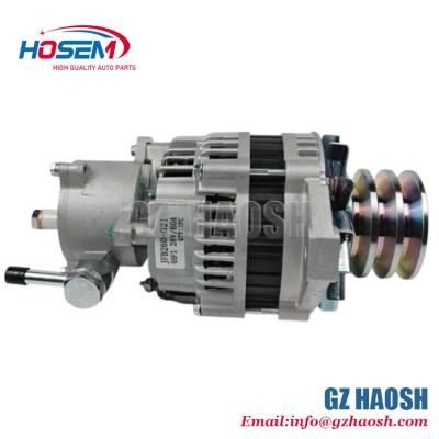 China Isuzu 4HF1 4HE1 Alternator 24V 60A 1Pin 8-97351572-0 High Quality Replacement for sale