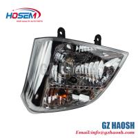 China Isuzu D-MAX 2002 Left Headlight Assembly 8-97302099-0 with Electric Adjusting Motor 3 Light Strips for sale
