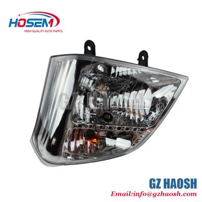 China Isuzu D-MAX 2002 Left Headlight Assembly 8-97302099-0 with Electric Adjusting Motor 3 Light Strips for sale