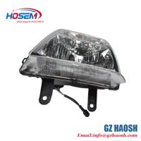 China Isuzu D-MAX 2002 Left Headlight Assembly 8-97302099-0 with Electric Adjusting Motor 3 Light Strips for sale