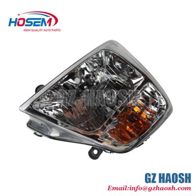 China Isuzu DMAX 2002 Right Headlight Assembly 8-97302098-0 with Leveling Motor 3-Lens for sale