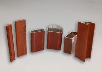 China 6063 T6 Aluminium Wood Finish Standard Aluminum Extrusions Corrosion Resistance for sale