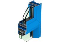 China High Prformance Flat Open Aluminium Window Profiles Mill Finish Surface for sale