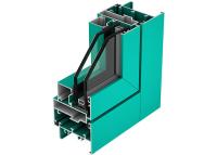 China T5 6063 Aluminium Window Profiles Powder Coating Industrial Aluminum Profile for sale