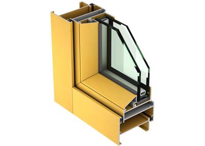 China 6063 6061 T6 Aluminium Window Extrusions Aluminium Glass Frame Profile for sale
