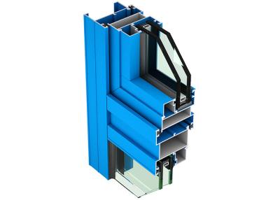 China Customized Anti Oxidation Aluminium Window Profiles 8um - 10um Film Thickness for sale