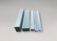China Silver White Anodizing Aluminium Tube Profiles , Extruded Aluminum Rectangular Tubing for sale