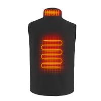 China Polar Fleece Outdoor Heated Vest 100% Polyester Mens Heated Gilet for sale