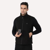 China Polar Fleece Outdoor Heated Vest 100% Polyester Mens Heated Gilet for sale