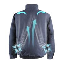China 6700mAh Air Conditioned Suit Jacket Aircon Clothing Dark Gray for sale