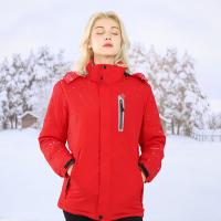 China Machine Washable Rechargeable Men Women 4 Heating Zones Electric Hooded Winter Heated Jacket for sale