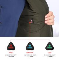 China Full Sleeves Men's Rechargeable Heated Jackets Electric Warming Jacket for sale