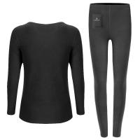 China Female Winter Battery Heating Base Layers Thermal Long Underwear Two Piece Suit for sale