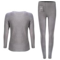 China Winter Heating Clothes Electrical Warm Base Layer Top and Bottom Underwear Soft Material for Women for sale