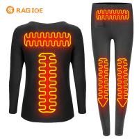 China Base Layer Compression Suit Thermal Underwear Winter Outdoor Crane Cycling Skiing Base Layer Heated Gear Base Layer for sale