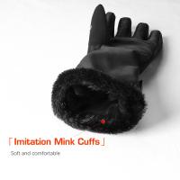 China Adjustable Temperature Thin Electric Rechargeable Battery Heated  Gloves One Size Heated Ice Fishing Gloves for sale