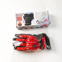 China Red Finger Touch Screen Electric Heated Snowboard Gloves Lycra Battery Powered Work Gloves for sale