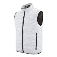 China Workwear 5V Fan Cooling Vest XXL XXXL Air Conditioned Vest White for sale