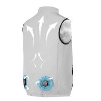 China SPF 50+ UV Fan Cooling Vest For Ladies White Ac Cooling Jacket for sale