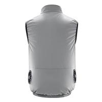 China FCC Unisex Fan Cooling Vest Air Conditioned Cooling Jacket Ice Vest for sale