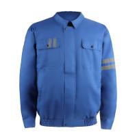 China OEM Blue Air Conditioned Bike Jacket With Cooling Fan For Work Construction for sale