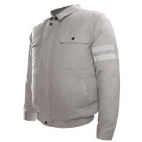 China Windproof Cooling Fan Jacket Turn Down Collar Ac Motorcycle Jacket for sale
