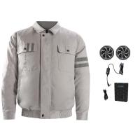 China Grey 7.2V Air Conditioned Apparel 6700mAh Ac Motorcycle Jacket for sale