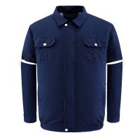 China Dark Blue Air Conditioned Shirts Quick Dry Air Conditioning Jacket for sale