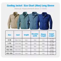 China ODM Blue Air Conditioned Shirts 7.2V Battery Cooling Jacket With Fan for sale