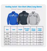 China Unisex Lightweight Air Conditioning Coat Navy Blue Customized for sale