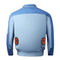 China Hiking Air Conditioned Shirts 6700mAh Li Battery Ac Coat Mandarin Collar for sale