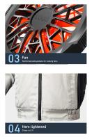 China ODM Sun Protective Air Conditioned Coat Rechargeable Cooling Vest for sale