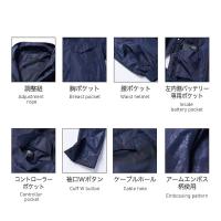 China Hot Environment Air Conditioned Shirts 6700mAh Li Ion Battery Black for sale
