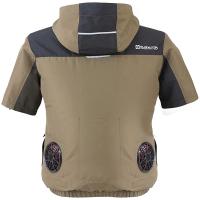 China OEM Short Sleeve Air Conditioned Shirts With Two Fan Air Conditioning T Shirt for sale