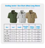 China 8.4V Cool Shirts Air Conditioning Fresh Air Circulation Ac Cooling Shirt for sale