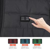 China OEM Far Infrared Electric Heated Clothes Men's Rechargeable Heated Gilet for sale