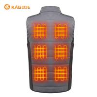 China Quilted Sleeves Heated Padded Gilet Battery Powered Heated Vest Motorcycle for sale