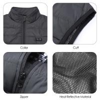 China USB 5V Battery Powered Vest Polyester Sleeveless Electric Heated Waistcoat for sale