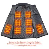 China OEM Worsted Outdoor Heated Vest Battery Powered Warming Vest for sale