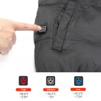 China 50C 60C Battery Operated Vest Warmer Unisex Thermal Electric Usb Heated Gilet for sale