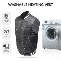 China Sustainable Heated Down Waistcoat Outdoor Heated Vest 5V USB Power for sale