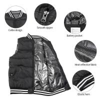 China 50C 60C Battery Operated Vest Warmer Unisex Thermal Electric Usb Heated Gilet for sale